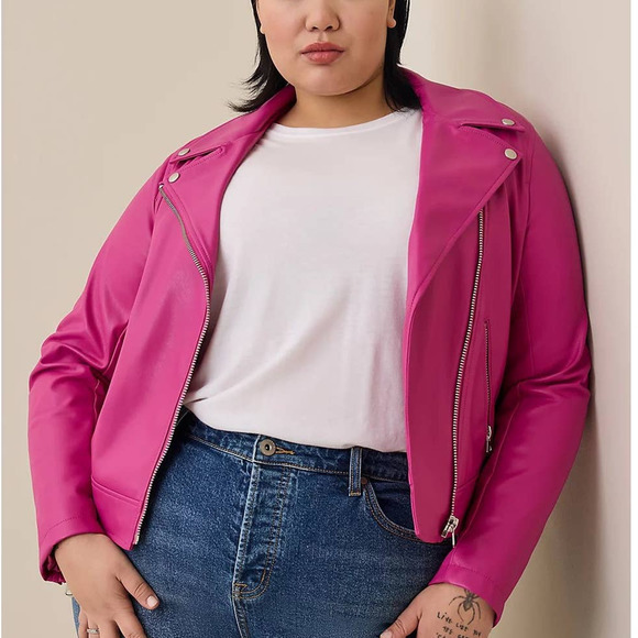 torrid | Jackets & Coats | New Torrid 1x 1416 Gorgeous Faux Leather ...